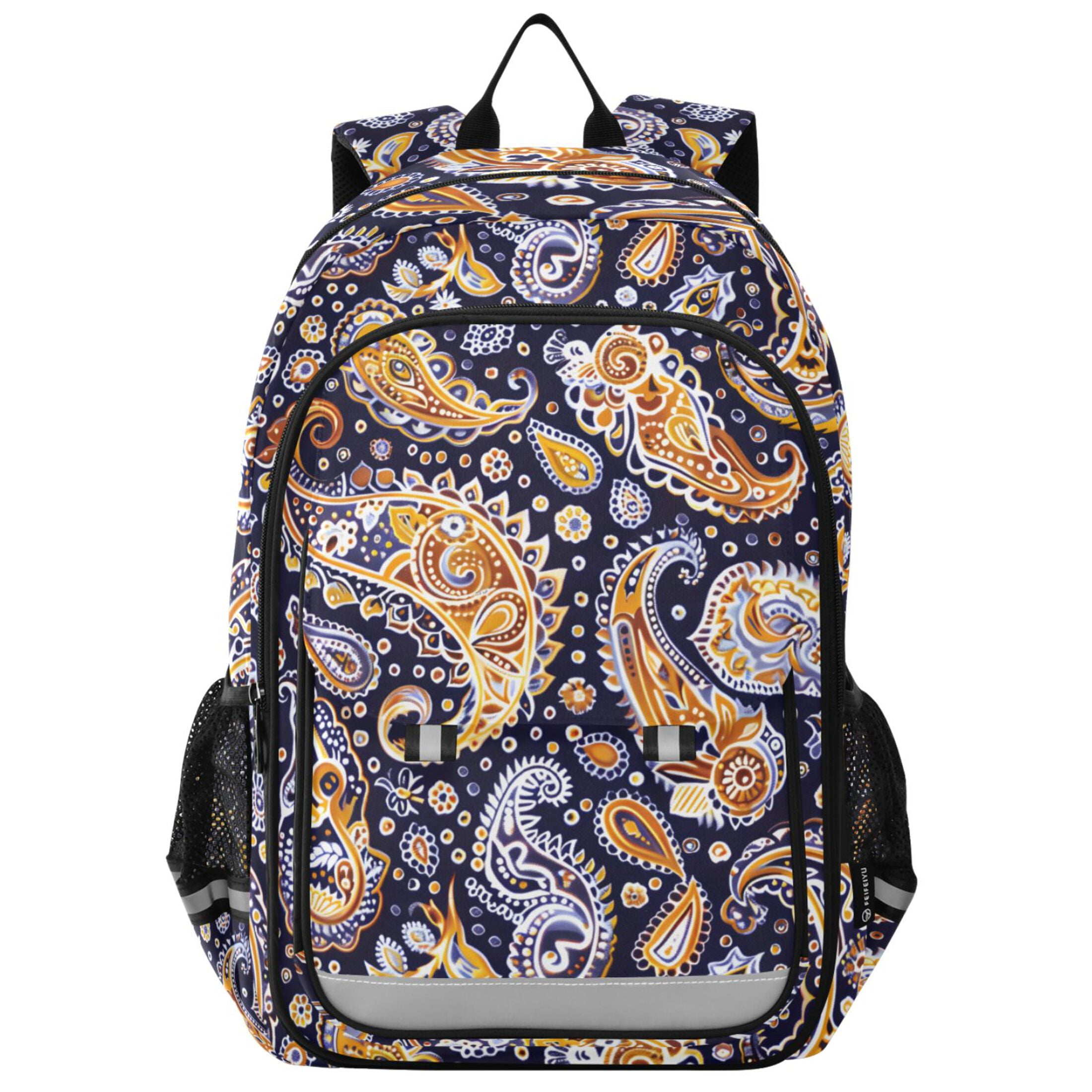 ALAZA Artistic Bohemia Ethnic Design Laptop Backpack Purse Travel Bag ...