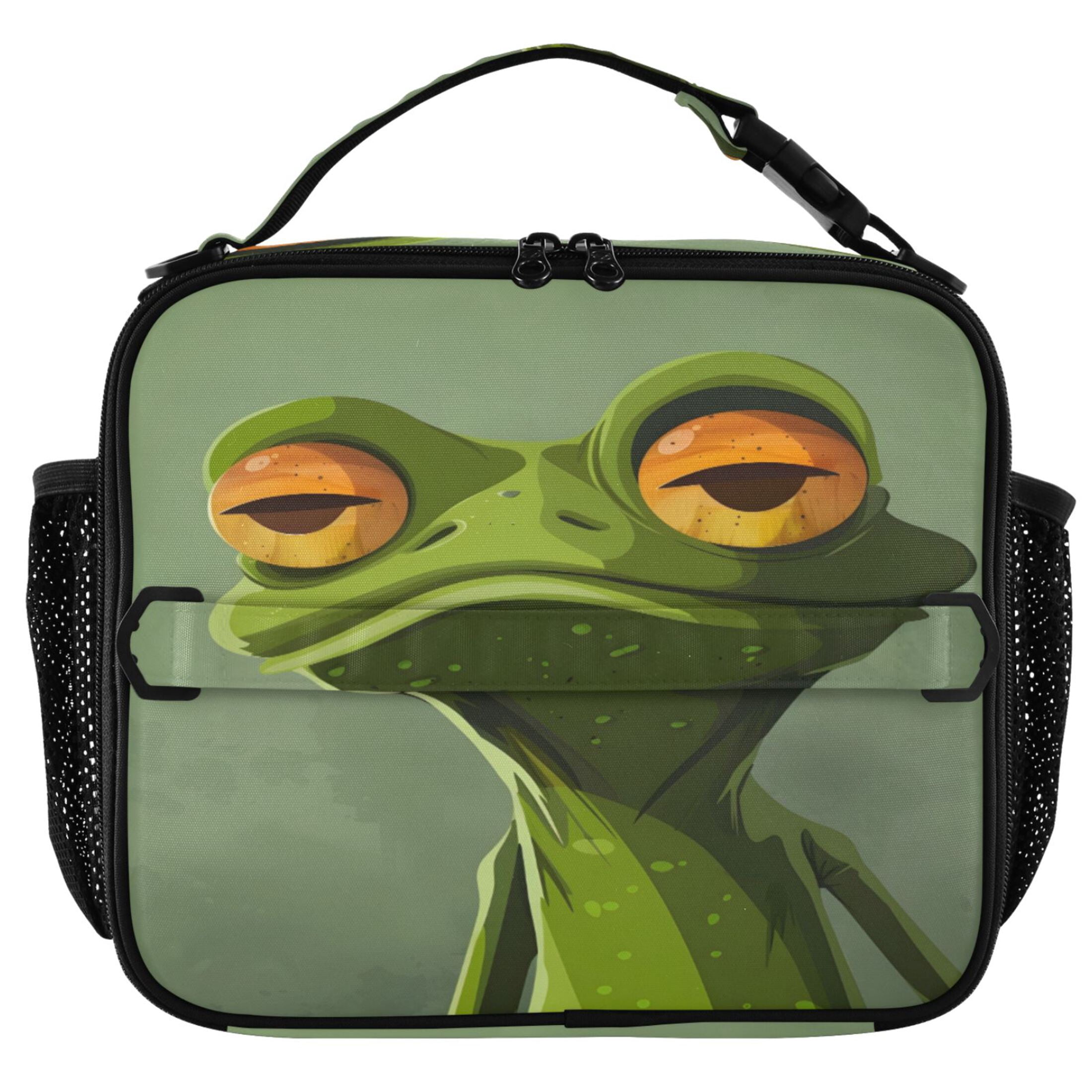 ALAZA Artistic Frog Insulated Lunch Box Lunch Bag Cooler Tote with ...