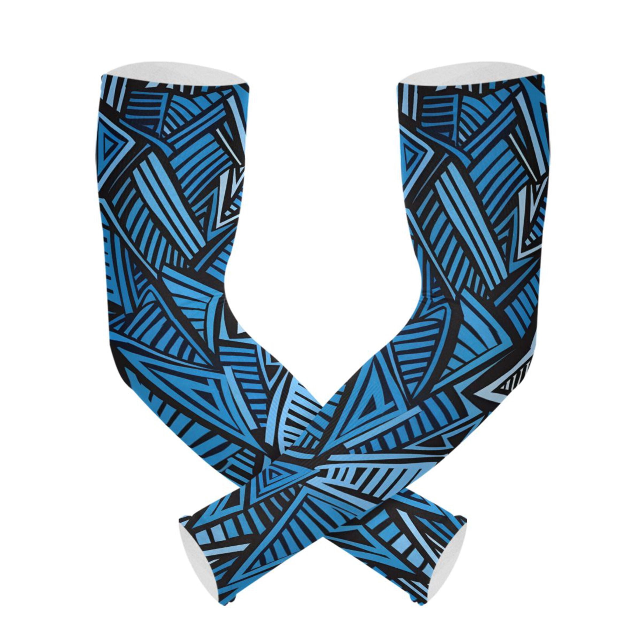 ALAZA Artistic Triangle Geometrical UV Sun Protection Arm Sleeves UPF ...
