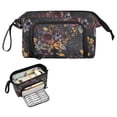 ALAZA Autumn Fall Roses Flowers Pencil Pouch Big Capacity Pencil Case ...