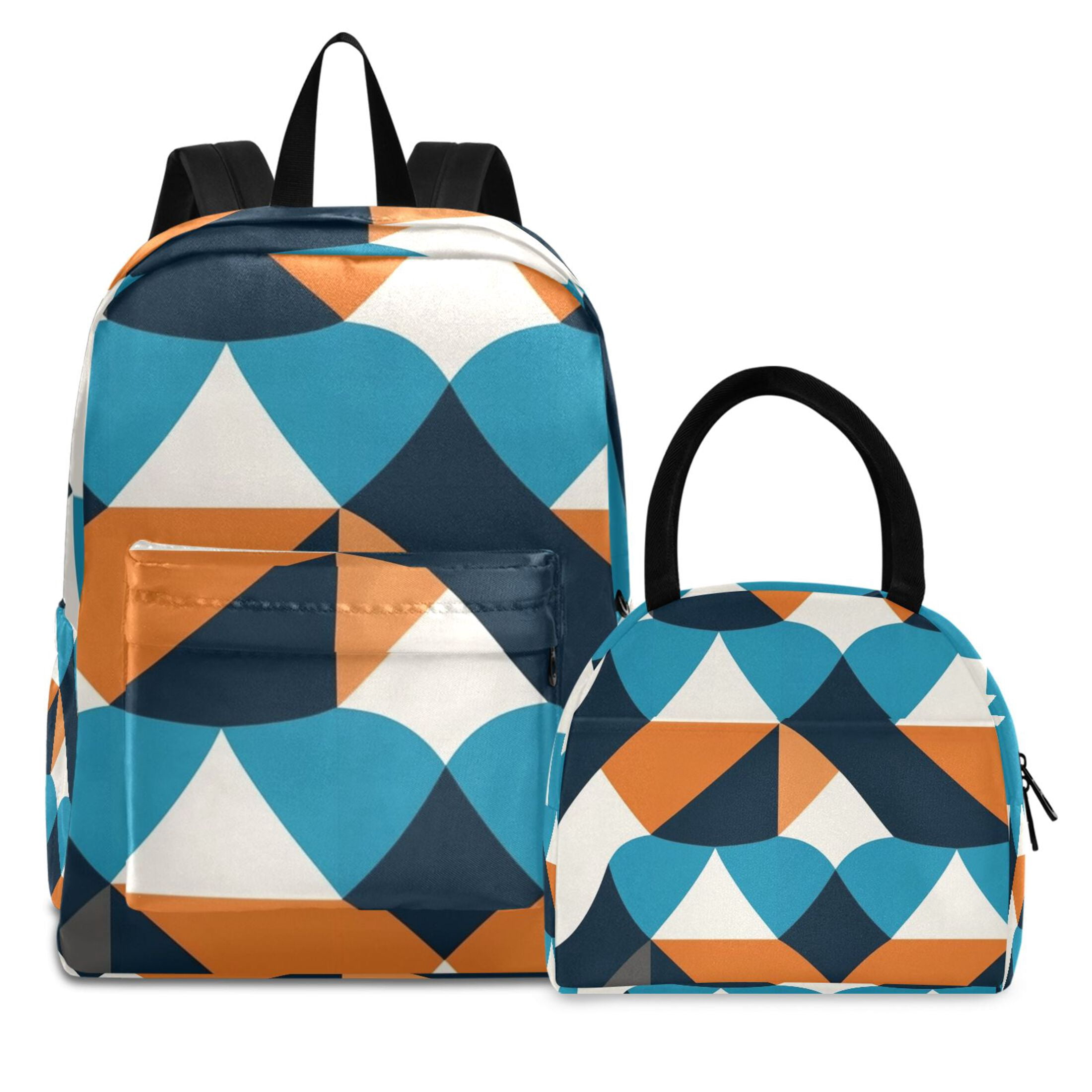 ALAZA Backpack Set Blue and Black Elementary School Bags Student ...