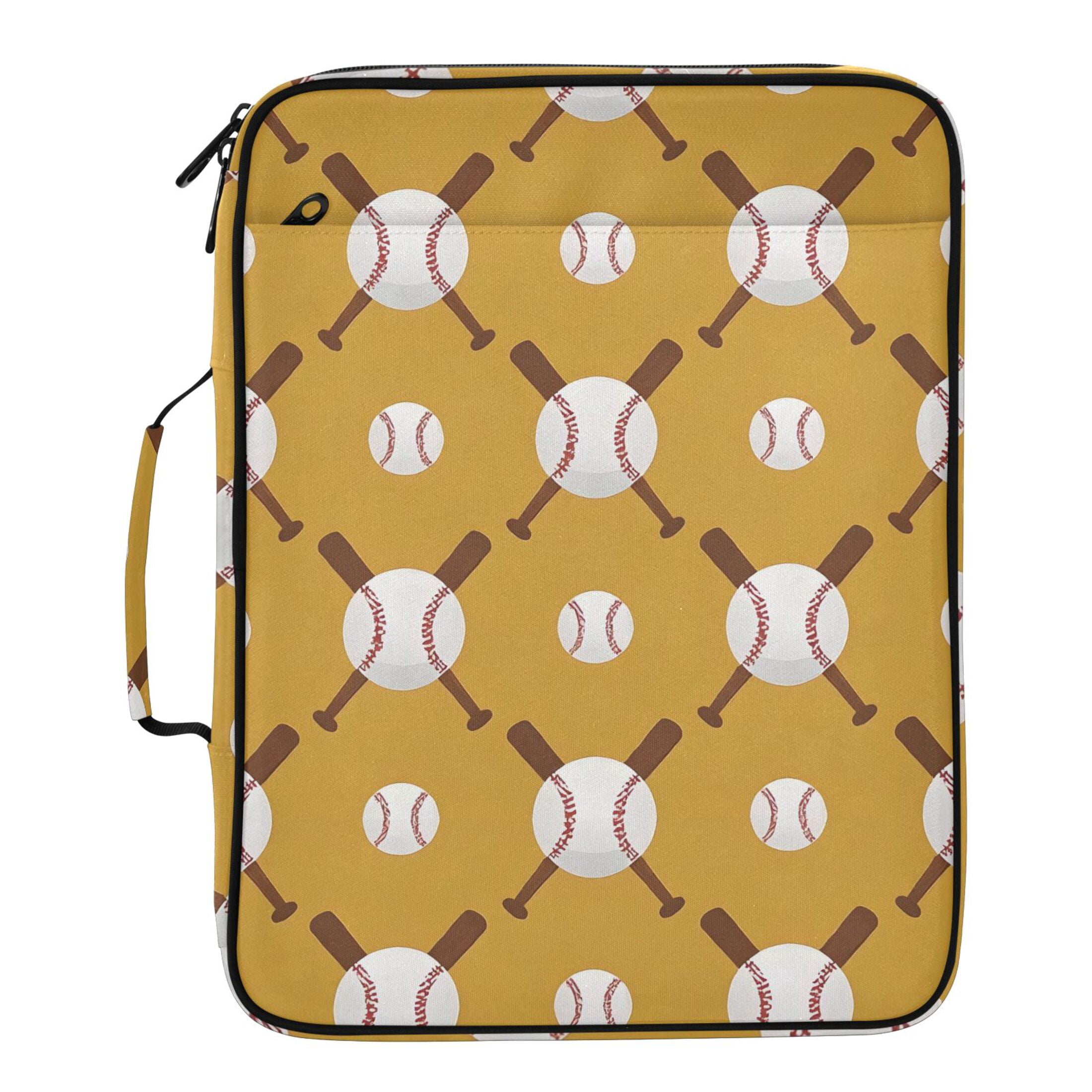 ALAZA Baseball Balls Bats Pattern Expanding Accordion File Folder 3 ...