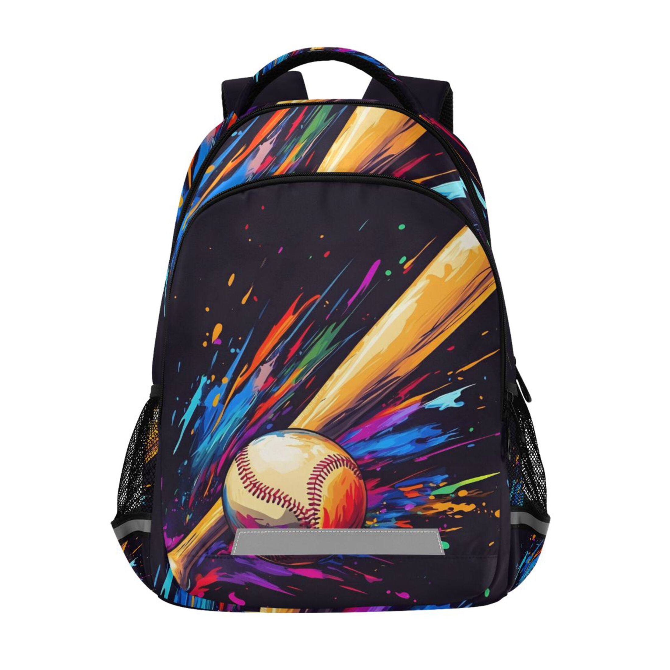 ALAZA Baseball Bat Backpack Elementary School Bag Bookbag Travel ...