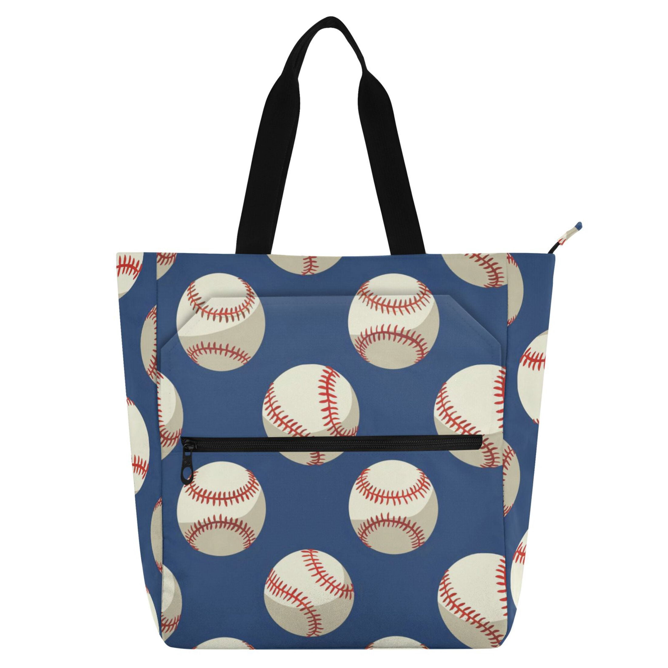 ALAZA Baseball Blue School Book Bag Kids Tote Bags Handbag - Walmart.com