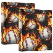 6 Inch Ring Binder With Slant D-Rings, Black, Clear View, Pockets ...