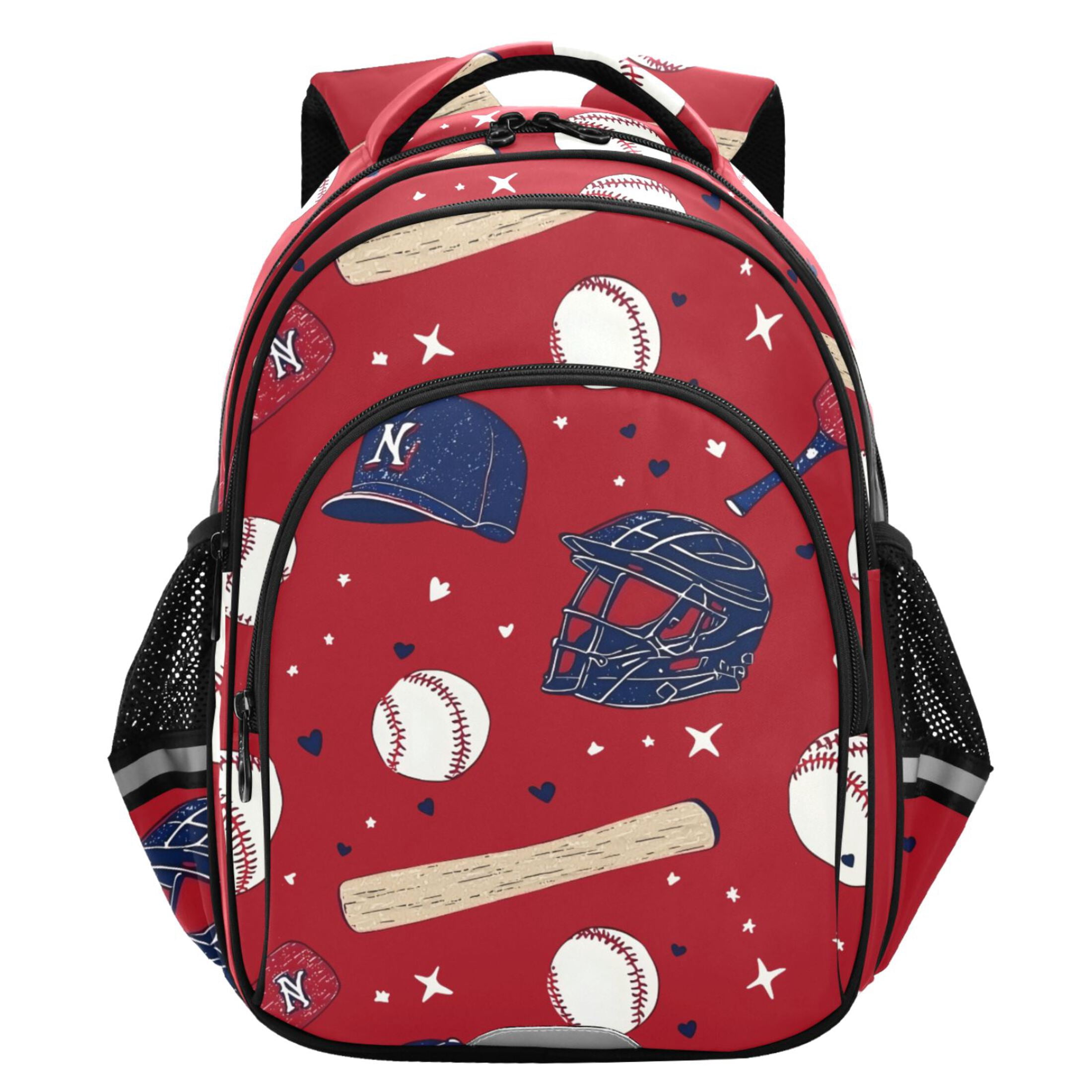 ALAZA Baseballs School Backpack Elementary Bag Student Bookbag Travel ...