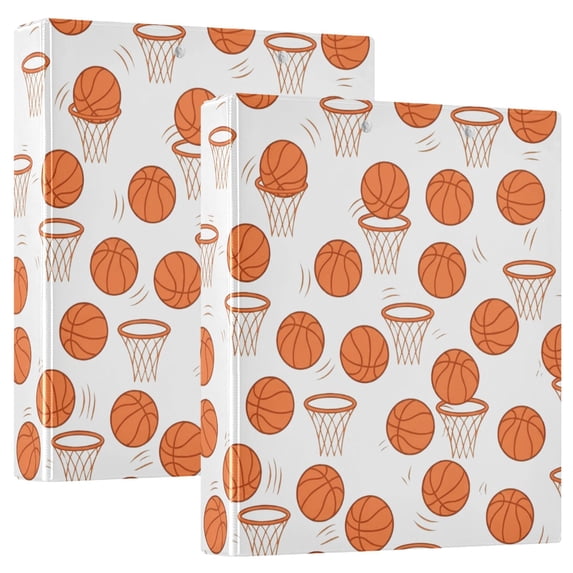 ALAZA Basketball Hoops Hardcover 3 Ring Binder 1.5" D-Rings with ...