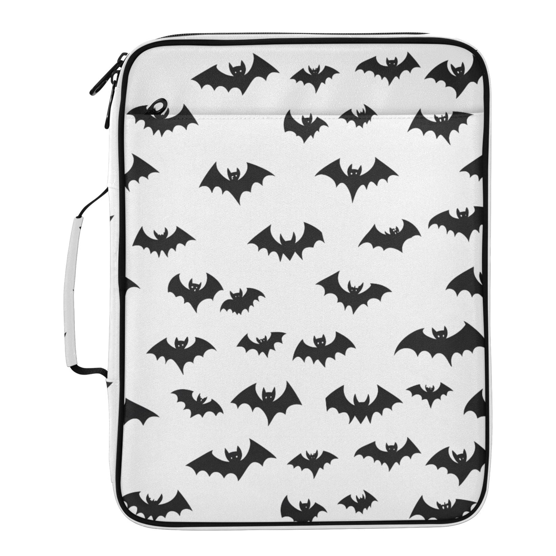 ALAZA Bat Silhouettes Pattern Expanding Accordion File Folder 3 Ring ...