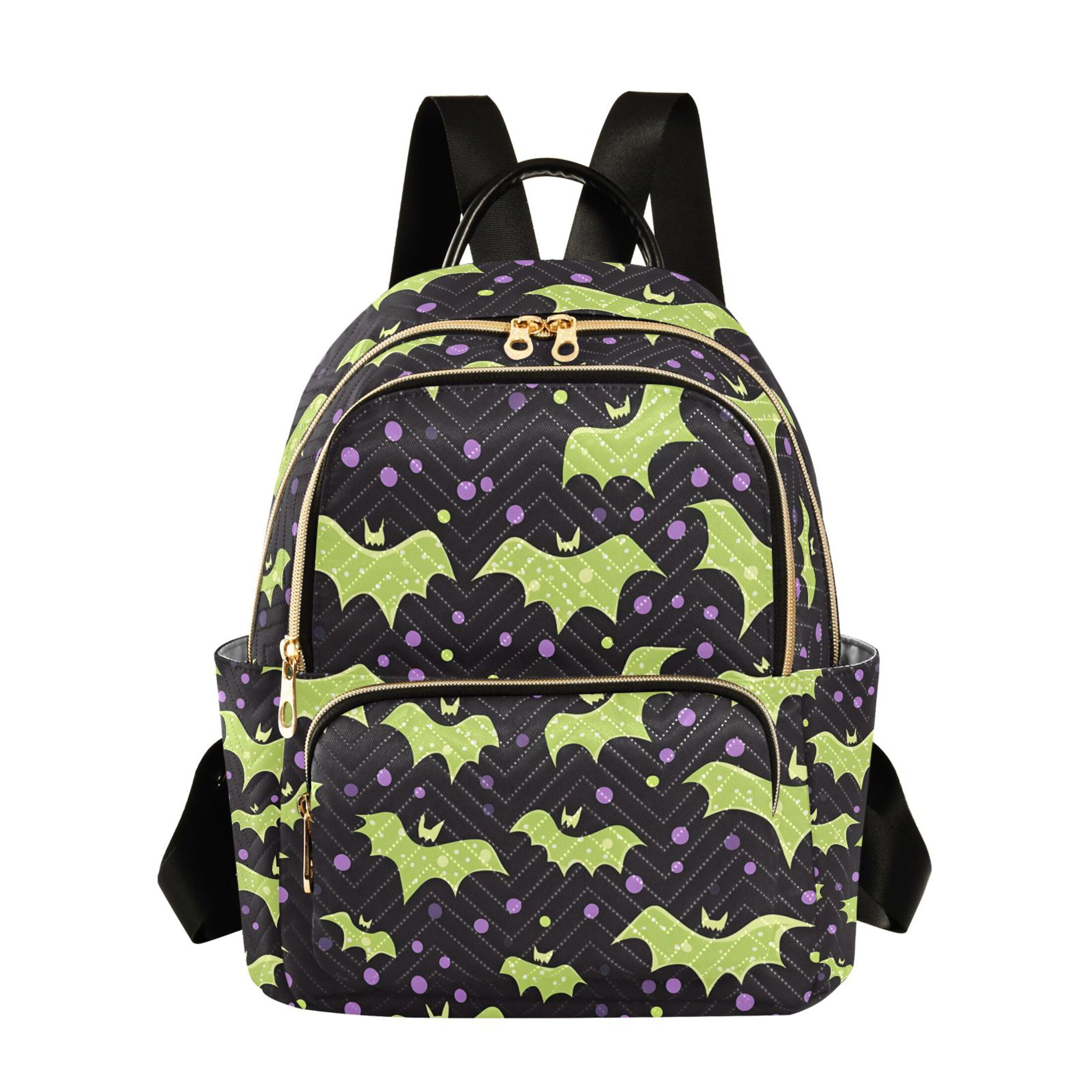 ALAZA Bats Polka Dots Womens Travel Laptop Backpack Large Daypack ...