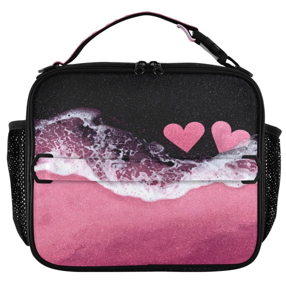 ALAZA Beach with Love Insulated Lunch Box Lunch Bag Cooler Tote with ...