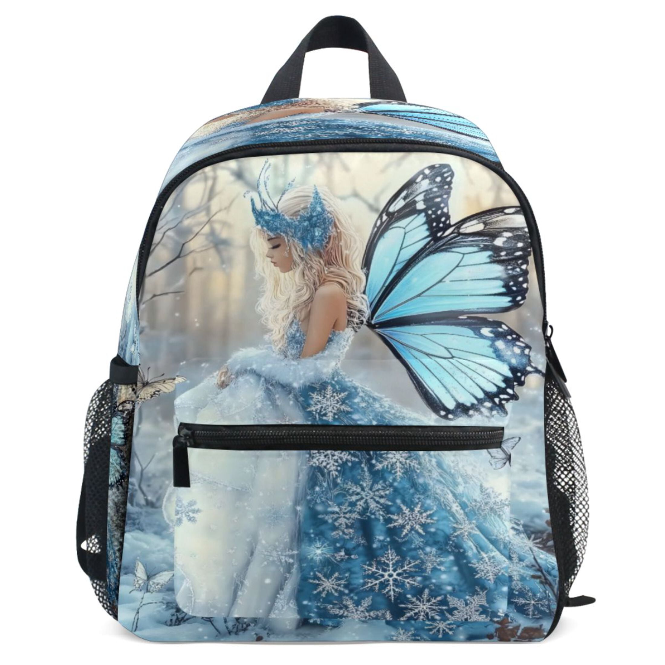 ALAZA Beautiful Butterflies with Wing Pattern School Backpack Student ...