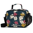ALAZA Beautiful Hibiscus Flower Lunch Box Insulated Cooler Bag Reusable ...