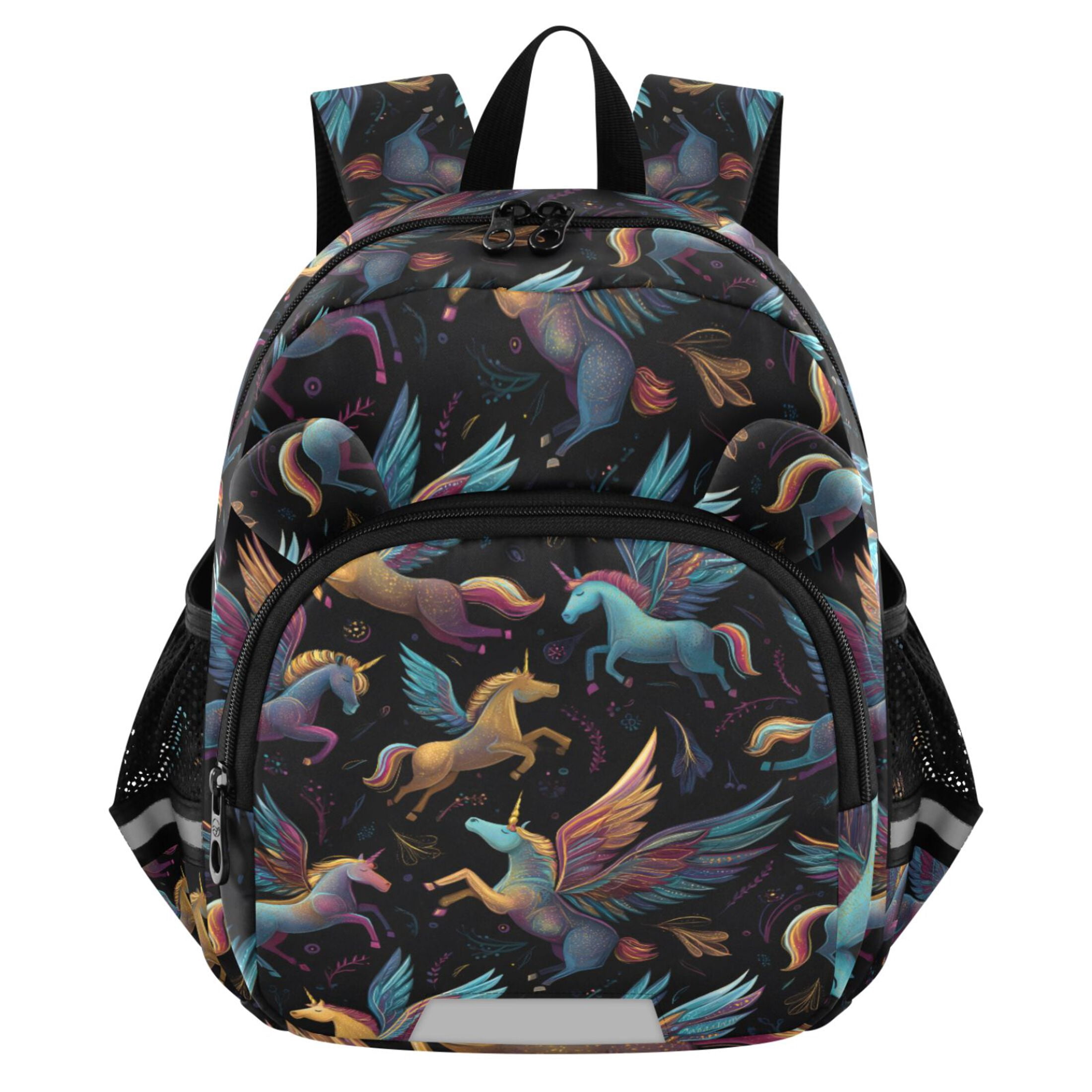ALAZA Beautiful Unicorns Magic Mini Backpack School Bookbag Age 3-7 ...
