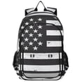 ALAZA Black White Flags School Laptop Backpack Travel Bag Casual ...