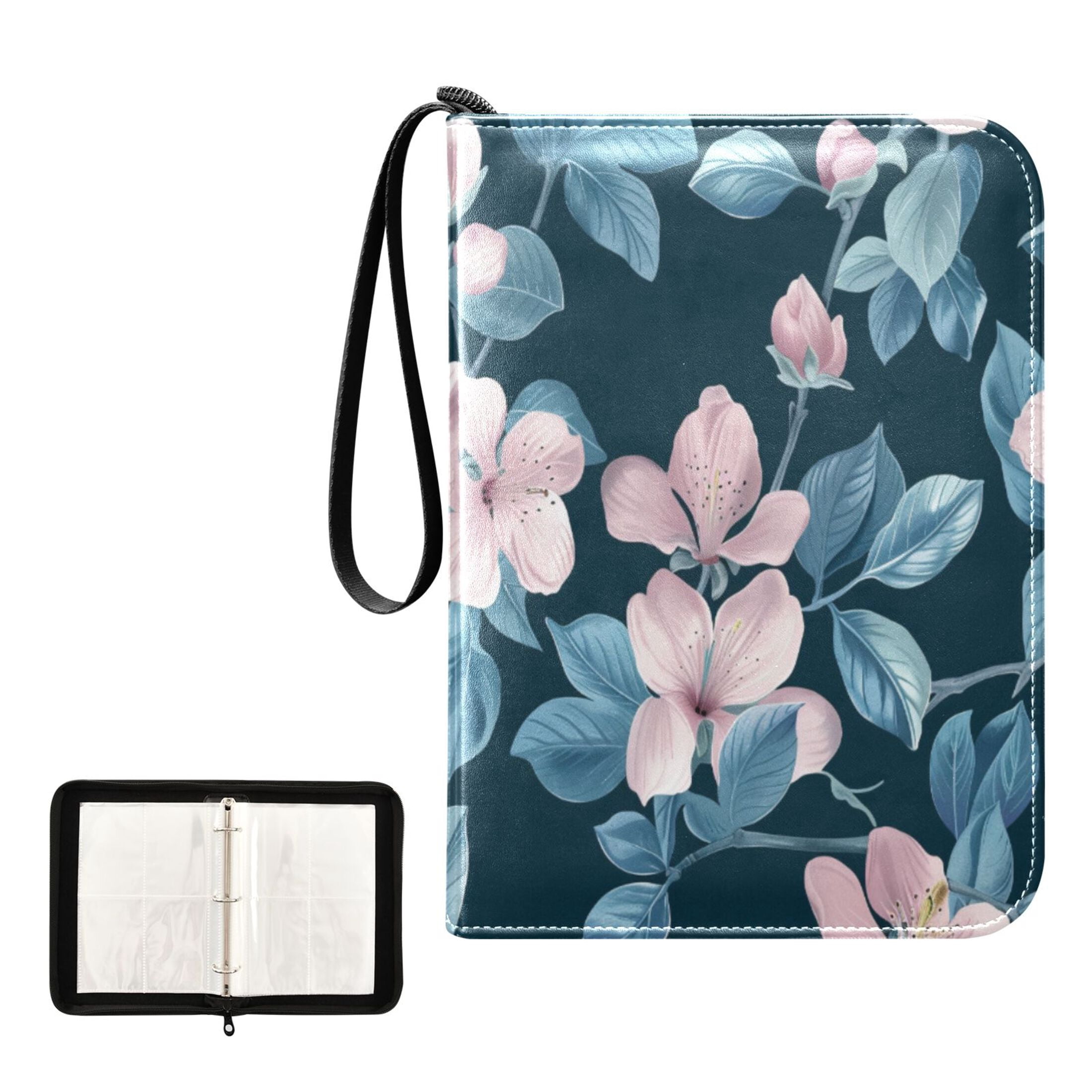 ALAZA Blossoming Lycorisradiata Flower Trading Card Binder 4 Pocket ...