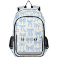 ALAZA Blue Bows School Laptop Backpack Travel Bag Casual Student ...