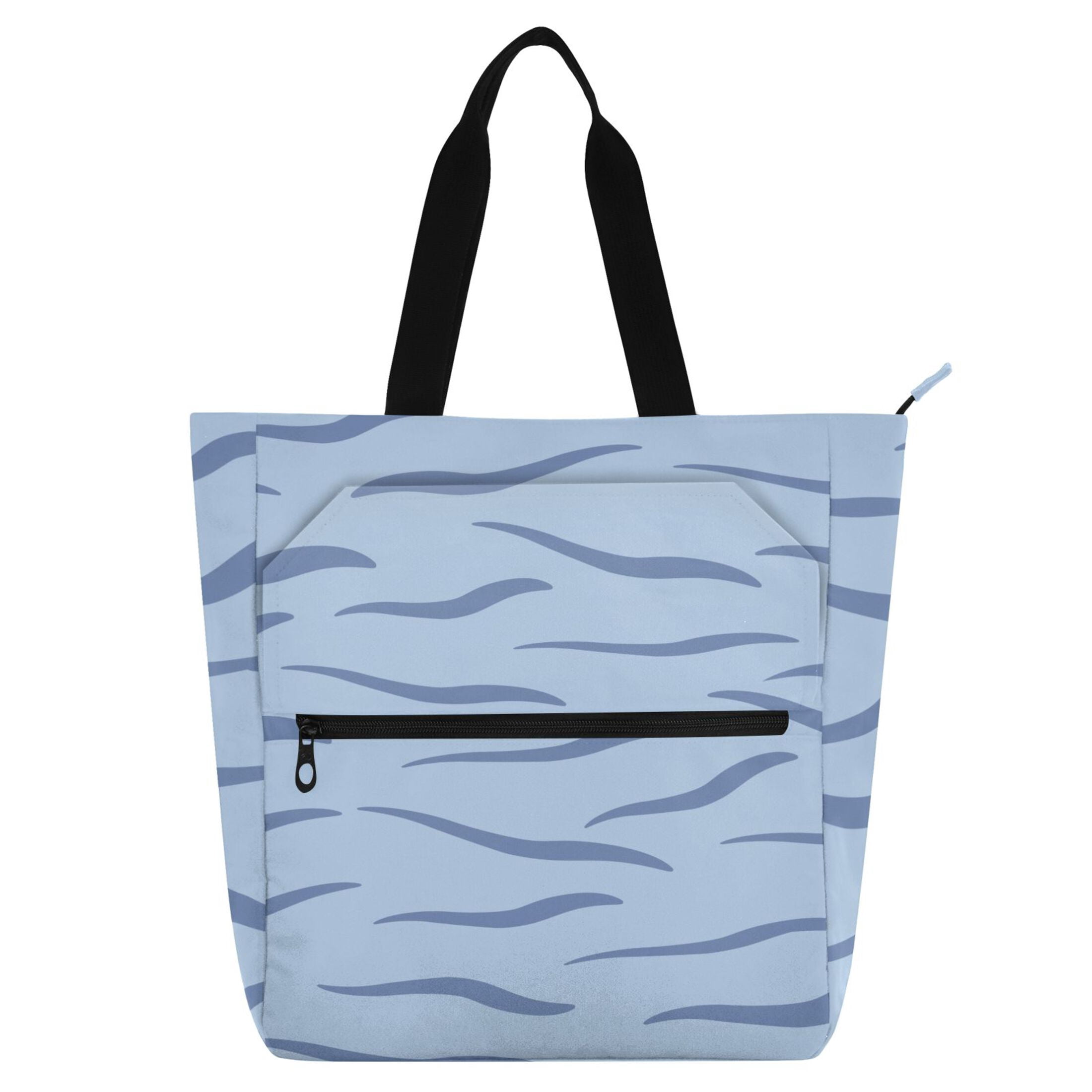 ALAZA Blue Tigers Print School Book Bag Kids Tote Bags Handbag ...