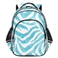ALAZA Blue Zebras Pattern School Backpack Elementary Bag Student ...