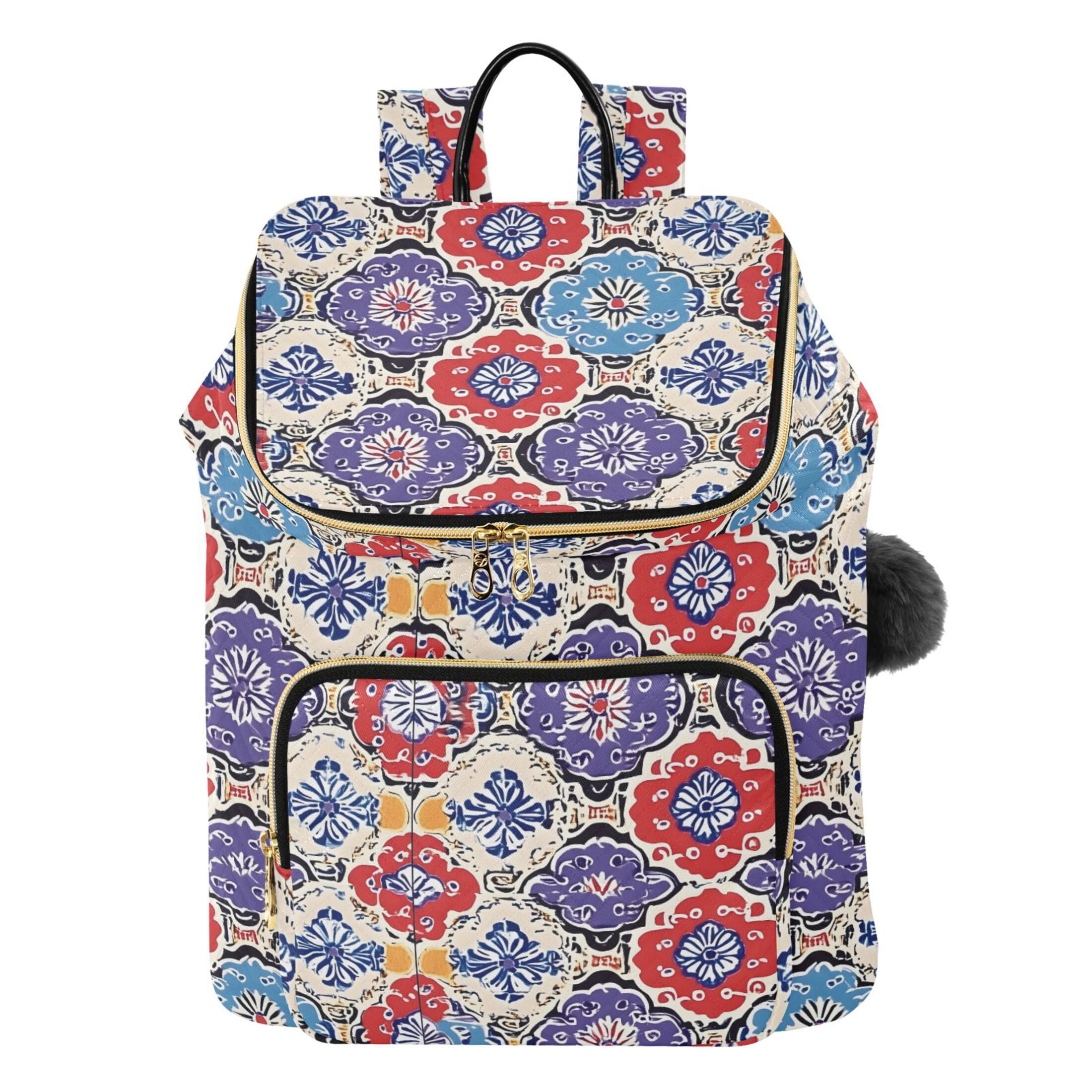 ALAZA Bohemia Indian Ethnic Pattern Travel Backpack Laptop Bag Large ...