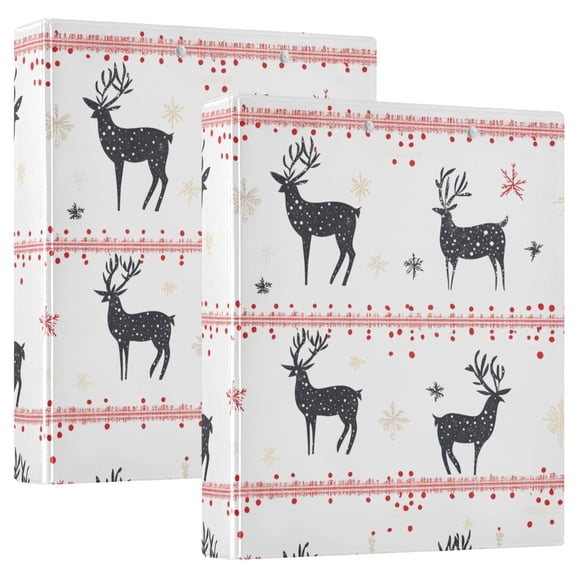ALAZA Mushrooms Hardcover 3 Ring Binder 1.5" D-Rings with Interior ...