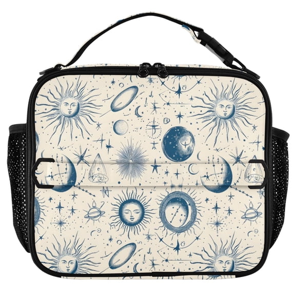 ALAZA Boho Starry Sun Planet Insulated Lunch Box Lunch Bag Cooler Tote ...