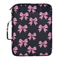 ALAZA Bow-a1 Pattern Expanding Accordion File Folder 3 Ring Zipper ...