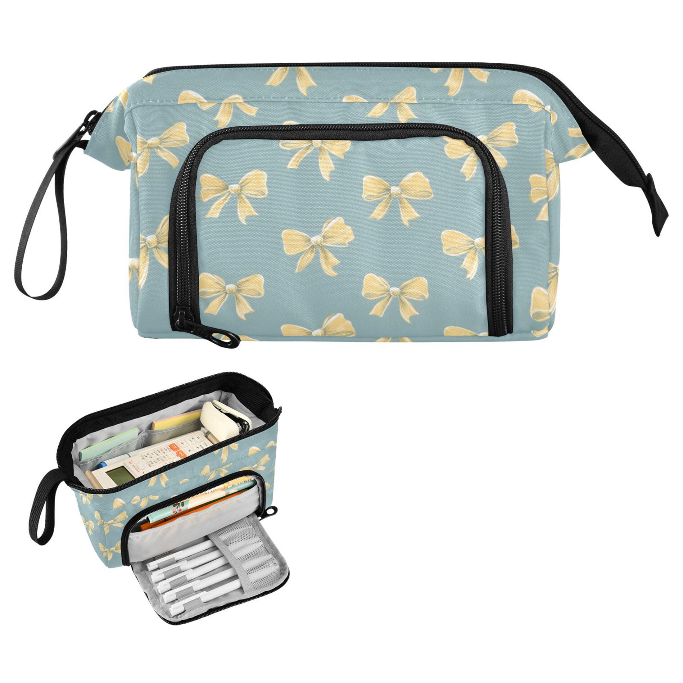 ALAZA Bow-b2 Pencil Pouch Big Capacity Pencil Case Zipper Organizer Bag ...