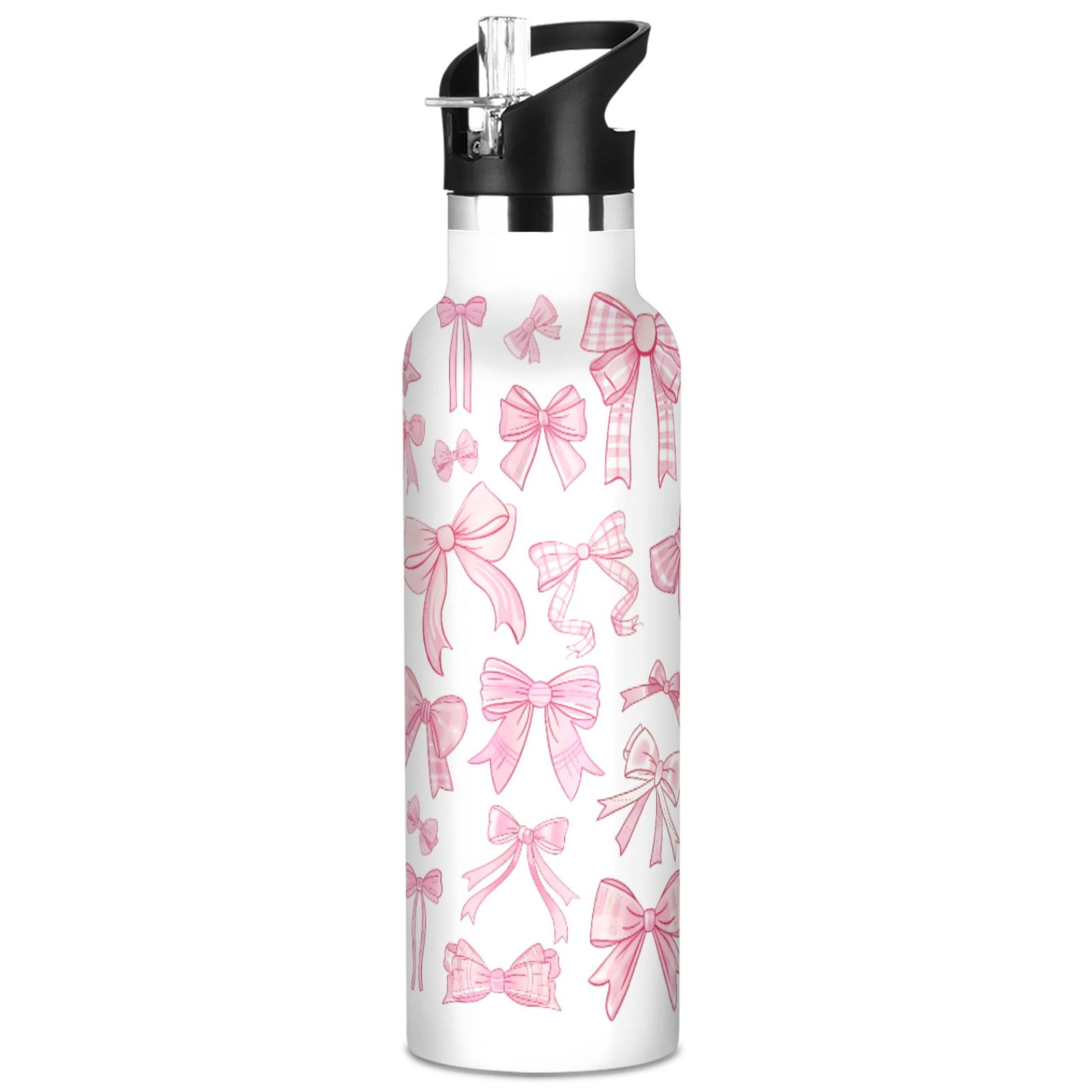 ALAZA Bow3 Pattern Stainless Steel Water Bottle Vacuum Insulated Leak ...