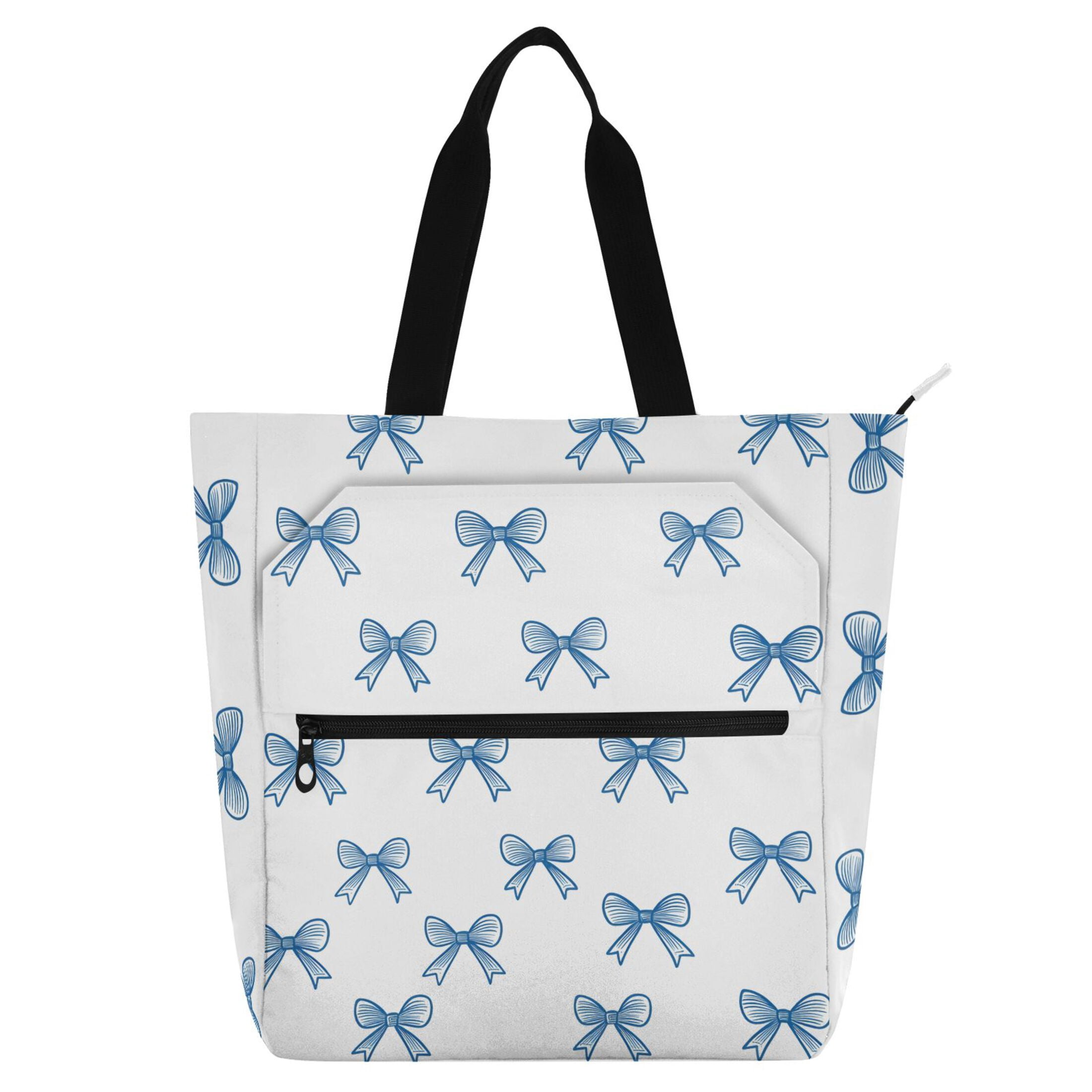 ALAZA Bows Blue School Book Bag Kids Tote Bags Handbag - Walmart.com