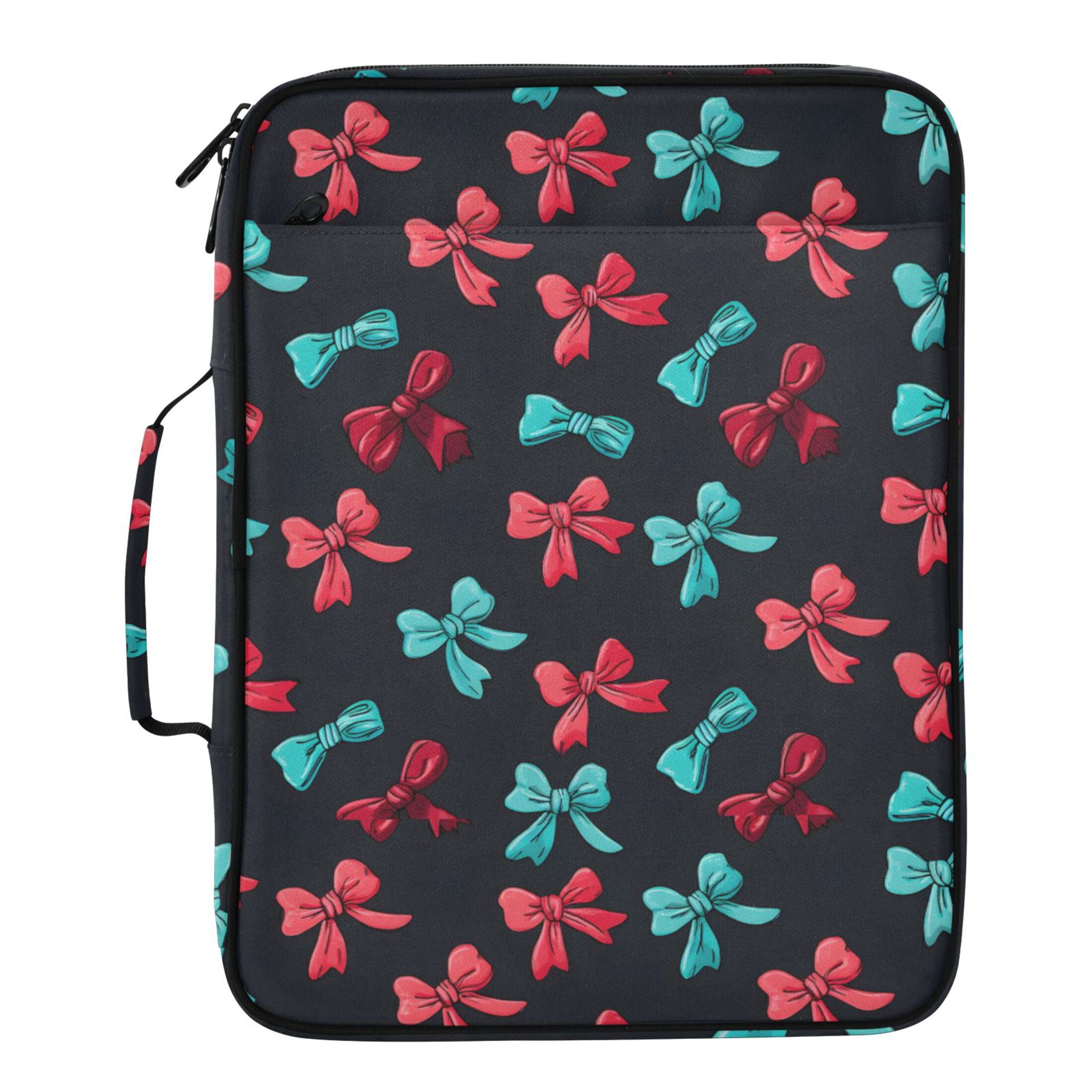 ALAZA Bows Pattern-d1 Pattern Expanding Accordion File Folder 3 Ring ...