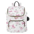 ALAZA Bows Roses Flower Travel Backpack Laptop Bag Large Capacity ...