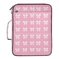 ALAZA Bows-a2 Pattern Expanding Accordion File Folder 3 Ring Zipper ...