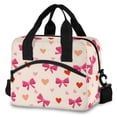 ALAZA Bows and Hearts Insulated Lunch Box Large Reusable Cooler Bag ...