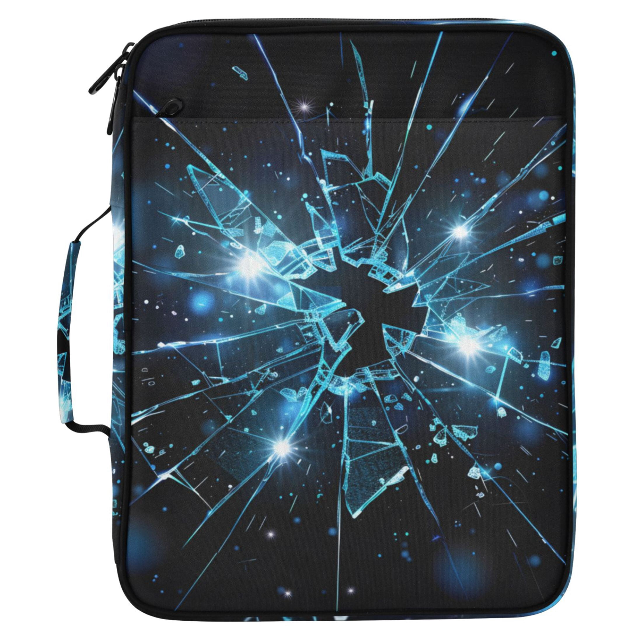ALAZA Broken Glasses Pattern Expanding Accordion File Folder 3 Ring ...