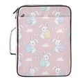 ALAZA Bunny Eggs Rabbit Pattern Expanding Accordion File Folder 3 Ring ...