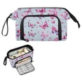 ALAZA Butterfly Beautiful Pencil Pouch Big Capacity Pencil Case Zipper ...