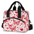 ALAZA Butterfly Heart Star Insulated Lunch Box Large Reusable Cooler ...