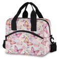 ALAZA Butterfly Paint Insulated Lunch Box Large Reusable Cooler Bag ...