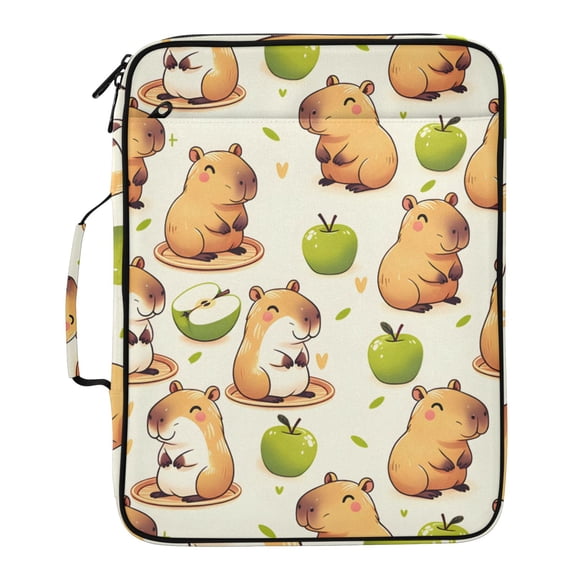 ALAZA Capybara Green Apples Pattern Expanding Accordion File Folder 3 ...