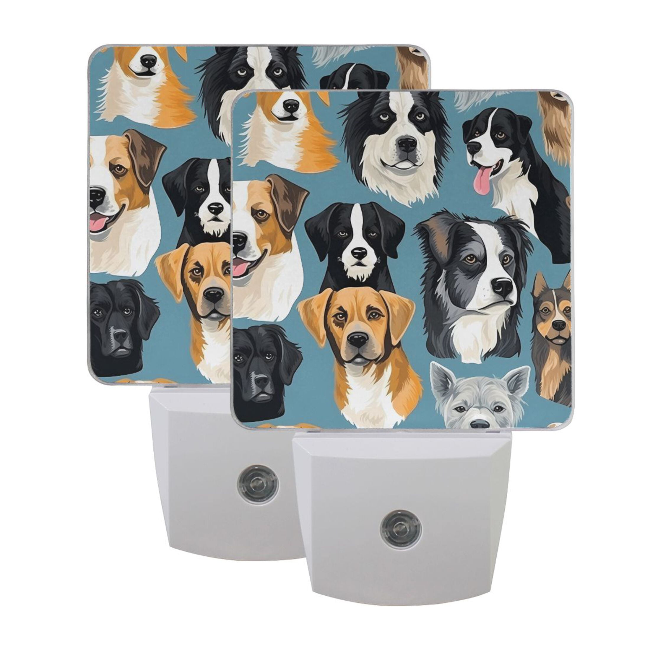 ALAZA Cartoon Beagles Dogs Night Lights 2 Pack Plug-in Wall LED ...
