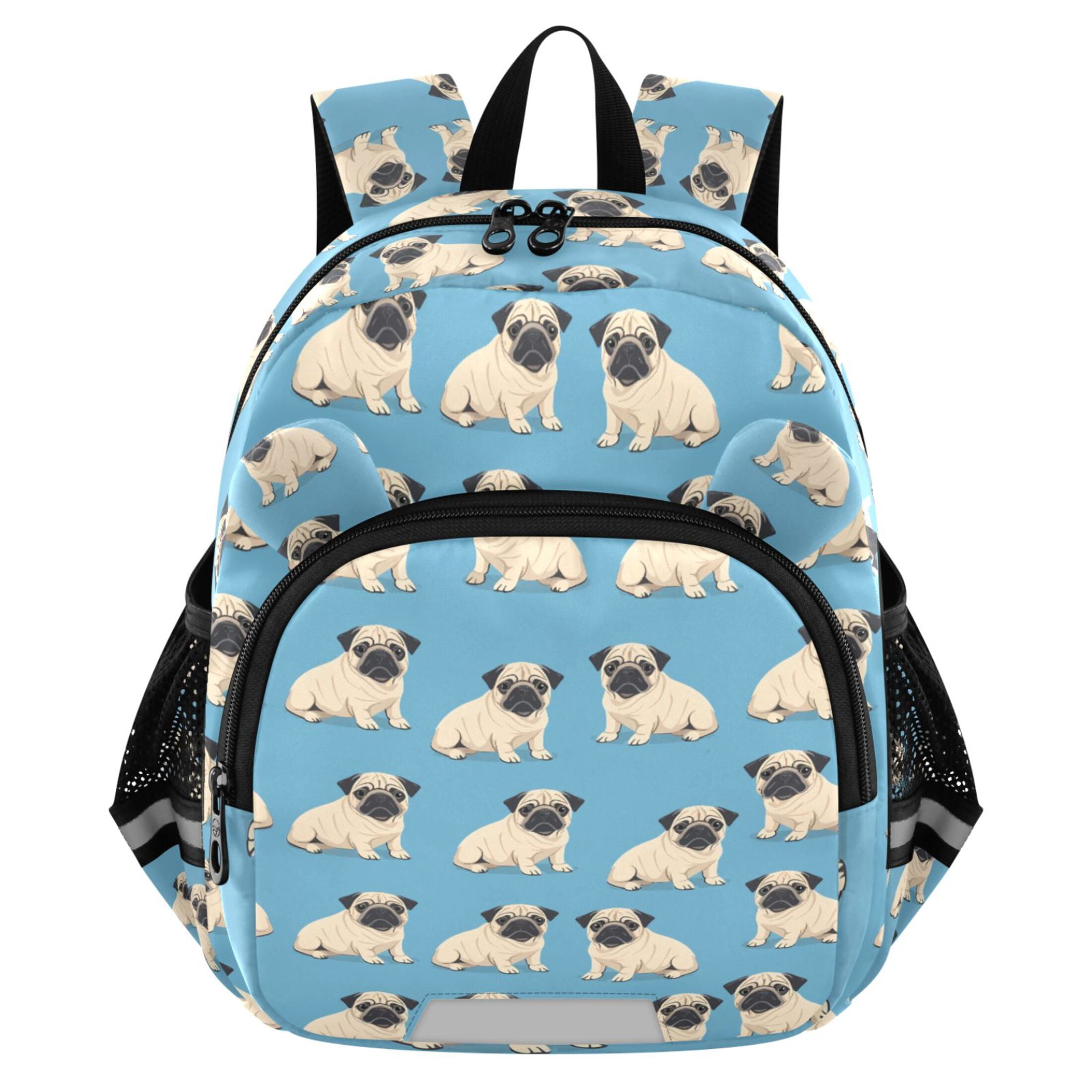ALAZA Cartoon Bulldog Mini Backpack School Bookbag Age 3-7 Small ...