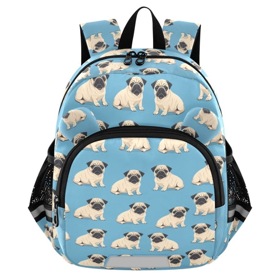 ALAZA Cartoon Bulldog Mini Backpack School Bookbag Age 3-7 Small ...