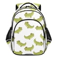 ALAZA Cartoon Crocodile School Backpack Elementary Bag Student Bookbag ...