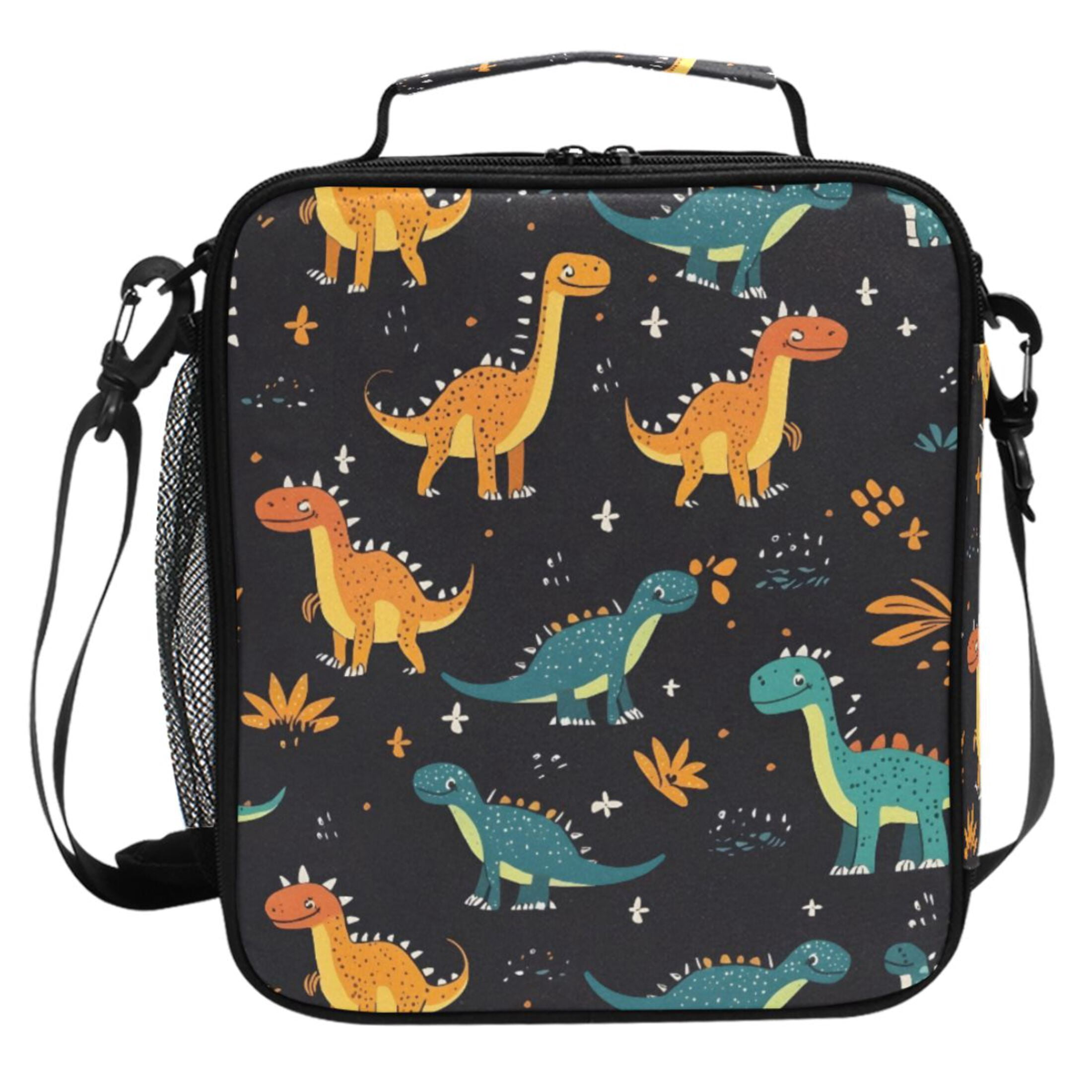 ALAZA Cartoon Dinosaur-d2 Lunch Box Insulated Cooler Lunch Bag with ...