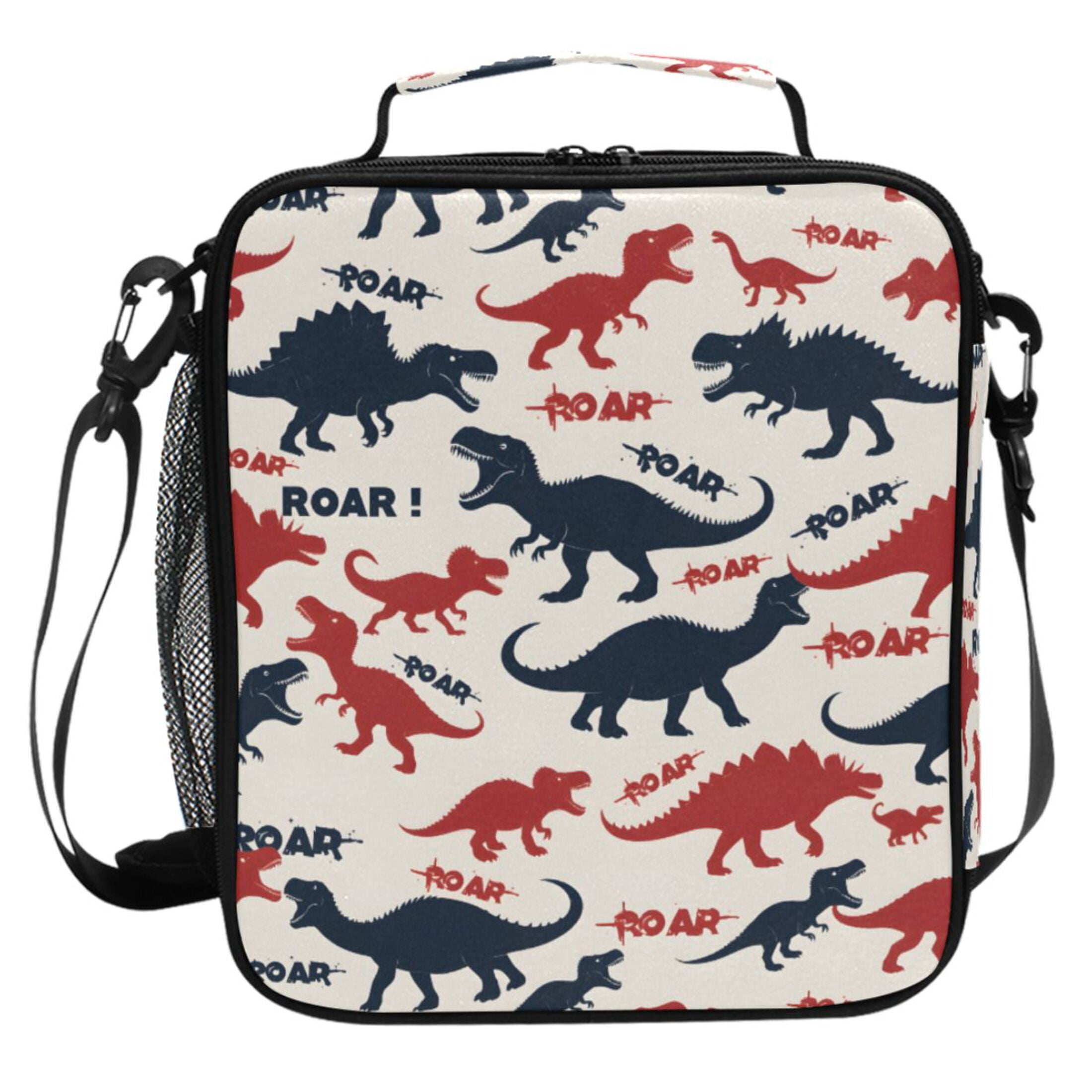 ALAZA Cartoon Dinosaur-d3 Lunch Box Insulated Cooler Lunch Bag with ...