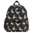 ALAZA Cartoon Dinosaur-d7 Pattern School Backpack Student Bookbag Mini ...