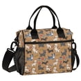 ALAZA Cartoon Dogs Bone Print Cooler Lunch Bag Insulated Reusable Lunch ...