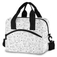 ALAZA Cartoon Dogs Lines Insulated Lunch Box Large Reusable Cooler Bag ...