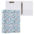 ALAZA Cartoon Dogs Magical Hardcover 3 Ring Binder 1.5" D-Rings with ...