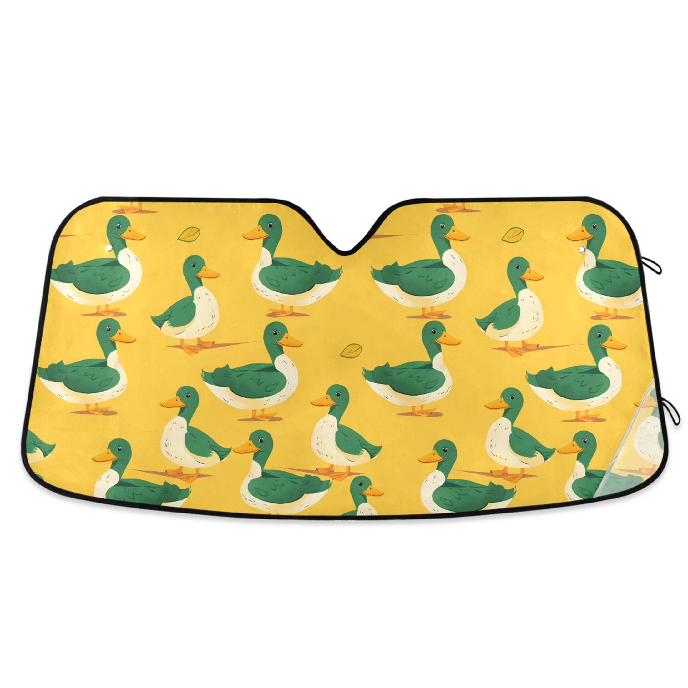ALAZA Cartoon Duck Pattern Car Windshield Sun Shade Foldable UV Ray ...
